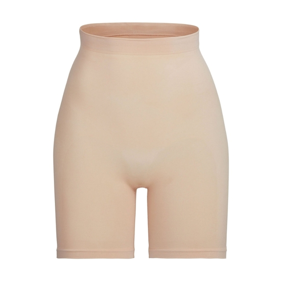 Sculpting Short Mid Thigh W Open Gusset